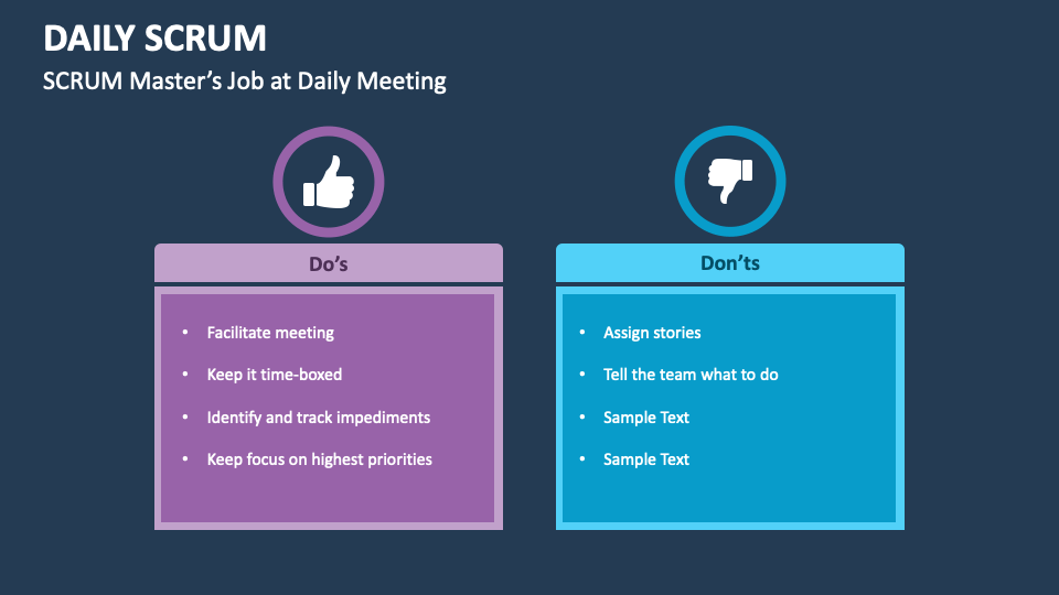 Daily SCRUM PowerPoint Presentation Slides - PPT Template