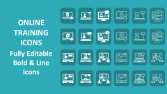 Online Training Icons PowerPoint Presentation Slides - PPT Template