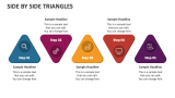 Side by Side Triangles PowerPoint Presentation Slides - PPT Template