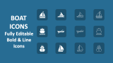 Boat Icons for PowerPoint and Google Slides - PPT Slides