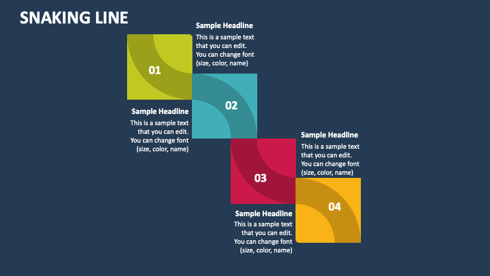 Snaking Line PowerPoint Presentation Slides - PPT Template