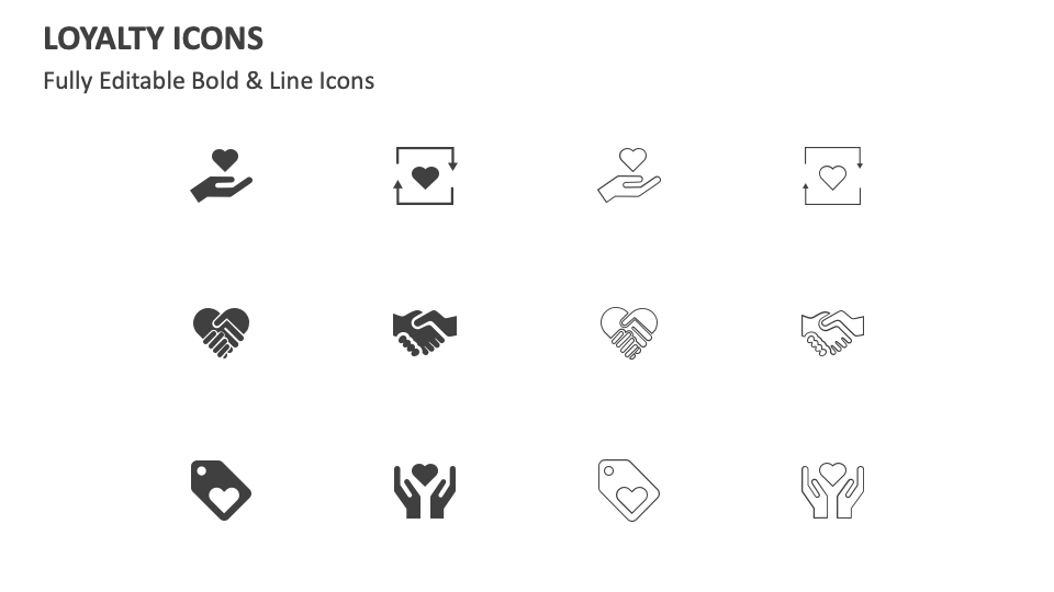 Loyalty Icons for PowerPoint and Google Slides - PPT Slides
