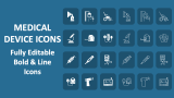 Medical Device Icons for PowerPoint and Google Slides - PPT Slides