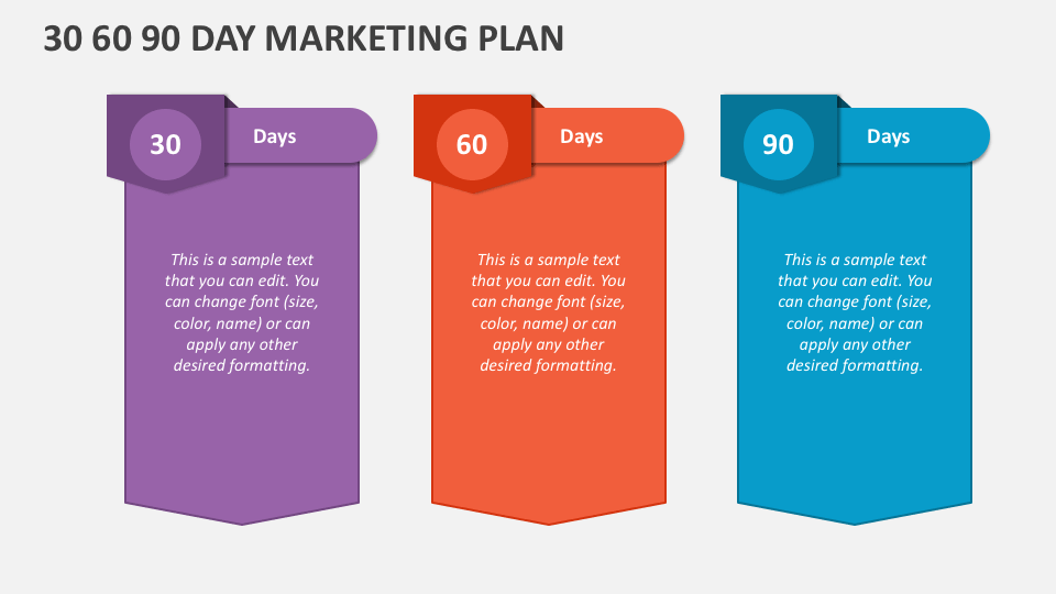 30 60 90 Day Marketing Plan PowerPoint Presentation Slides - PPT Template