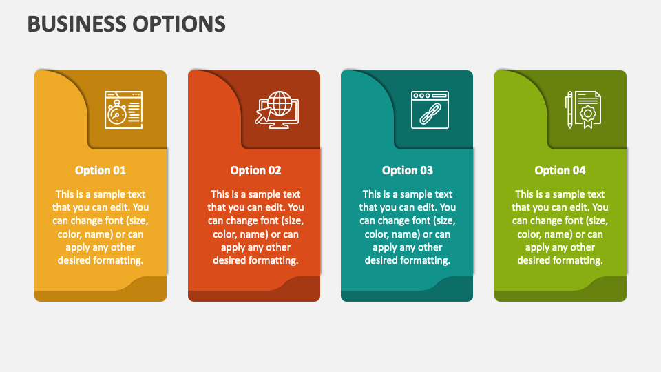 Business Options PowerPoint and Google Slides Template - PPT Slides