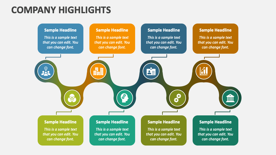 Company Highlights PowerPoint and Google Slides Template - PPT Slides