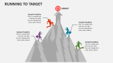 Running to Target PowerPoint and Google Slides Template - PPT Slides