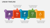 Linear Timeline PowerPoint Presentation Slides - PPT Template