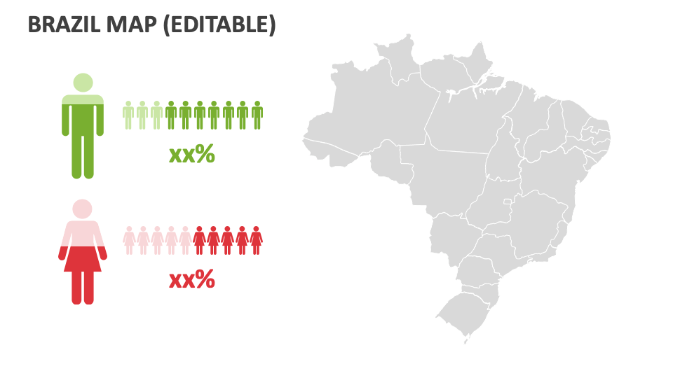 Brazil Map PowerPoint Presentation Slides - PPT Template