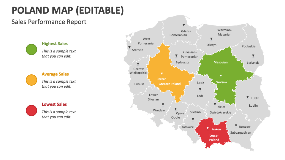 Poland Map PowerPoint Presentation Slides - PPT Template