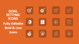 Goal Setting Icons for PowerPoint and Google Slides - PPT Slides