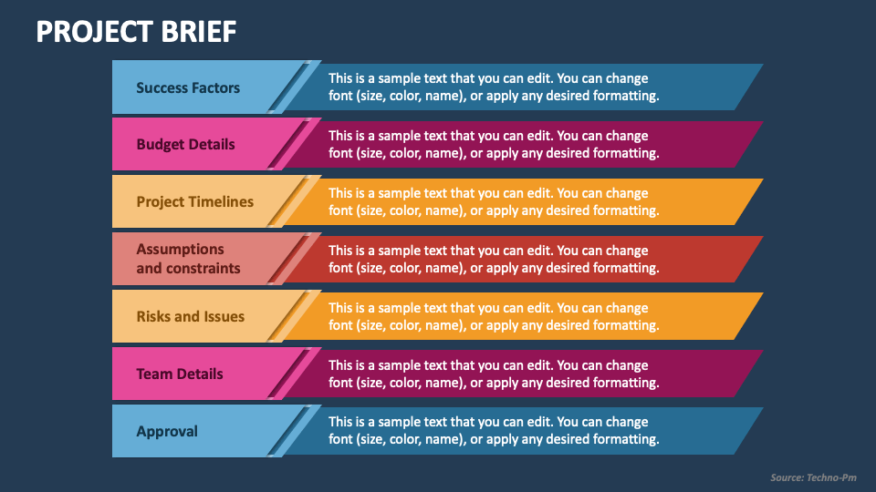 Project Brief PowerPoint Presentation Slides - PPT Template