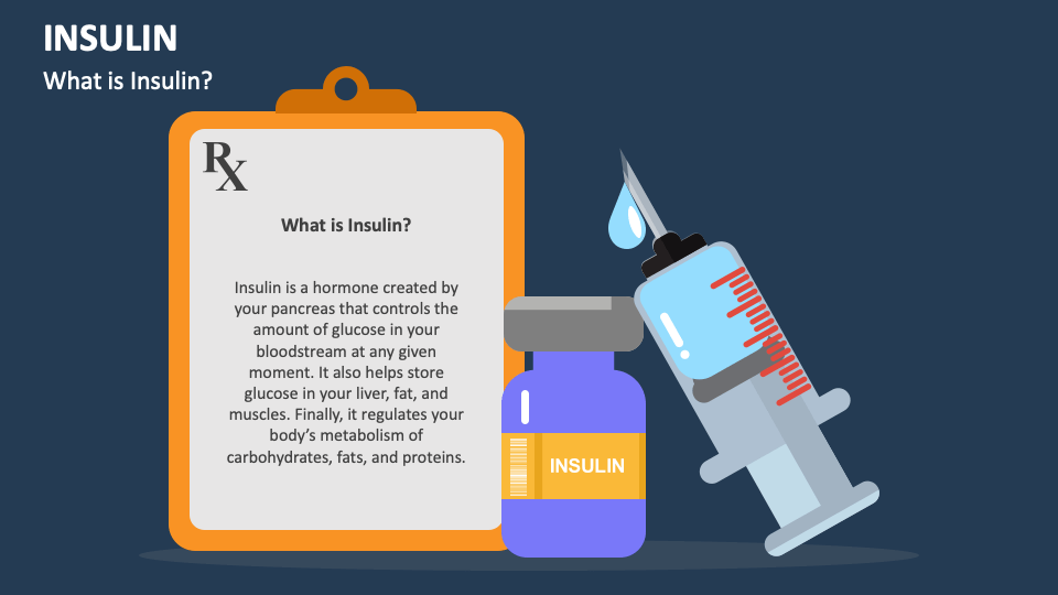 Insulin PowerPoint and Google Slides Template - PPT Slides