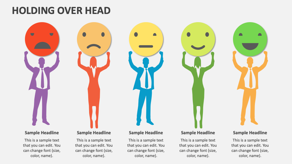 Holding Over Head PowerPoint and Google Slides Template - PPT Slides