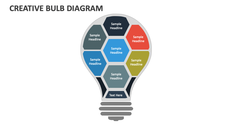 Free Creative Bulb Diagram PowerPoint and Google Slides Template - PPT ...