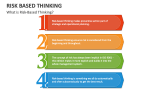 Risk Based Thinking PowerPoint Presentation Slides - PPT Template