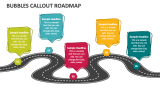 Bubbles Callout Roadmap PowerPoint and Google Slides Template - PPT Slides