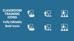Classroom Training Icons for PowerPoint and Google Slides - PPT Slides