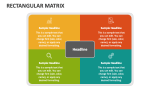 Rectangular Matrix PowerPoint Presentation Slides - PPT Template