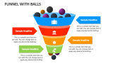 Funnel with Balls PowerPoint and Google Slides Template - PPT Slides