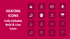 Heating Icons for PowerPoint and Google Slides - PPT Slides