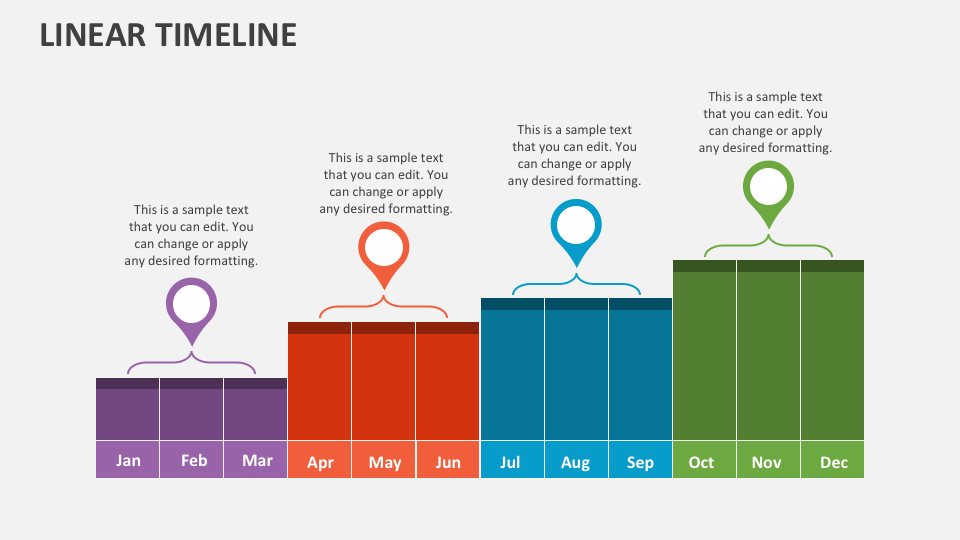 Linear Timeline PowerPoint Presentation Slides - PPT Template