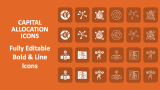 Capital Allocation Icons for PowerPoint and Google Slides - PPT Slides