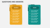 Questions and Answers PowerPoint Presentation Slides - PPT Template