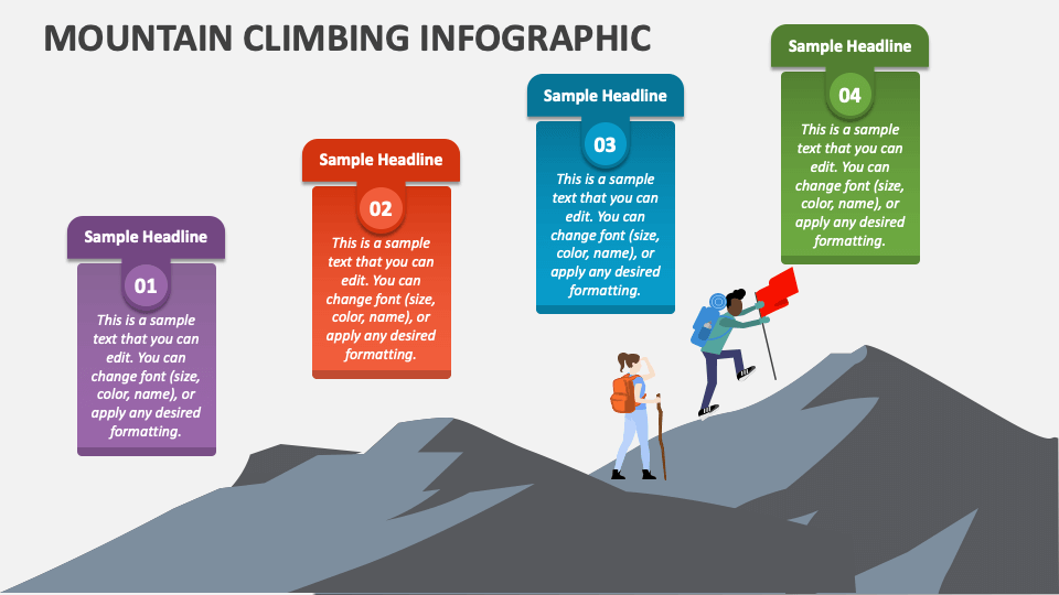 Mountain Climbing Infographic PowerPoint and Google Slides Template ...