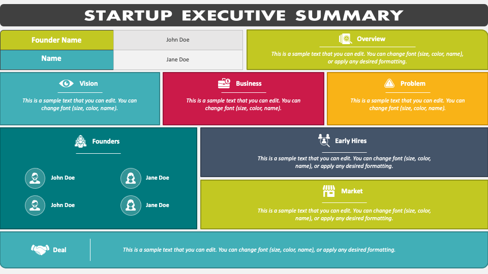 Startup Executive Summary PowerPoint and Google Slides Template - PPT ...