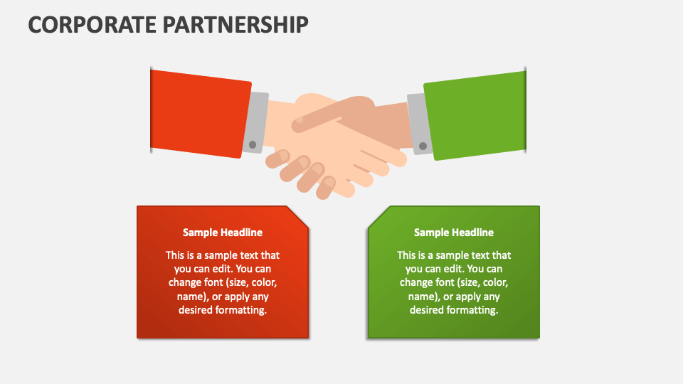 Corporate Partnership PowerPoint Presentation Slides - PPT Template