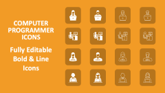 Computer Programmer Icons for PowerPoint and Google Slides - PPT Slides