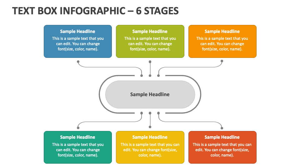 Text Box Infographic - 6 Stages PowerPoint and Google Slides Template ...