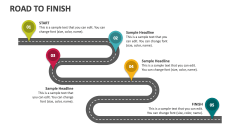 Road to Finish PowerPoint Presentation Slides - PPT Template