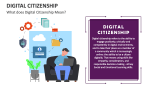 Digital Citizenship PowerPoint and Google Slides Template - PPT Slides