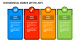 Horizontal Boxes With Lists PowerPoint and Google Slides Template - PPT ...