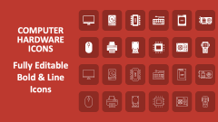 Computer Hardware Icons for PowerPoint and Google Slides - PPT Slides