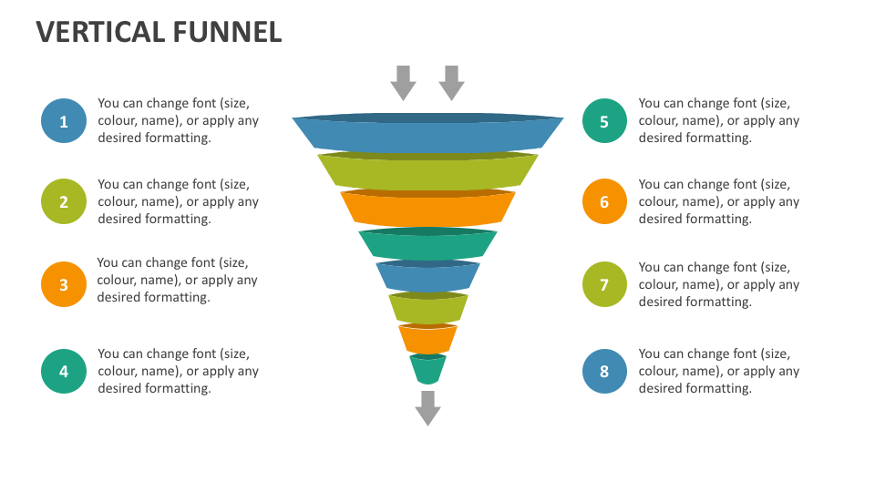 Vertical Funnel PowerPoint Presentation Slides - PPT Template