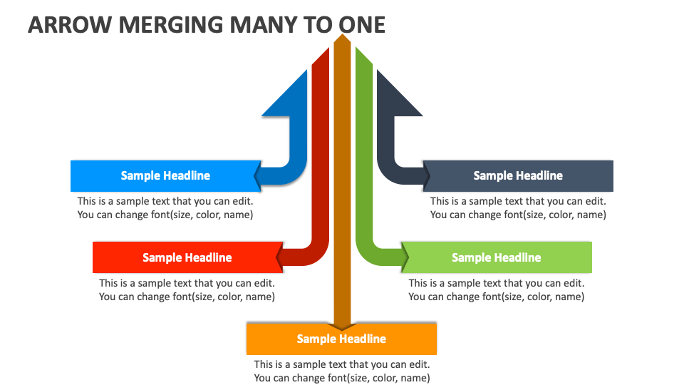 Arrow Merging Many to One PowerPoint and Google Slides Template - PPT ... Arrow Merging Many to One PowerPoint and Google Slides Template - PPT ...