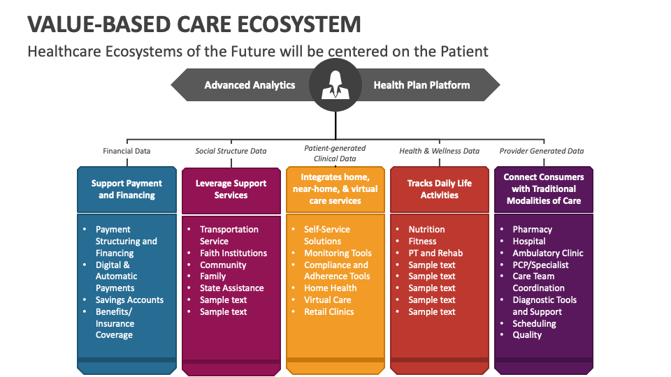 Value-Based Care Ecosystem PowerPoint and Google Slides Template - PPT Slides
