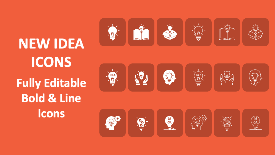 New Idea Icons for PowerPoint and Google Slides - PPT Slides