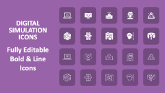 Digital Simulation Icons for PowerPoint and Google Slides - PPT Slides
