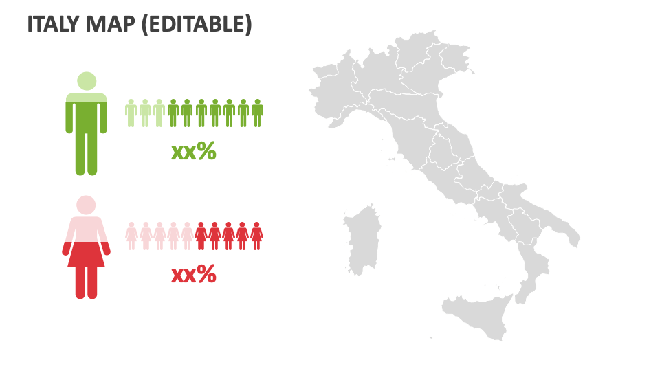 Italy Map PowerPoint Presentation Slides - PPT Template