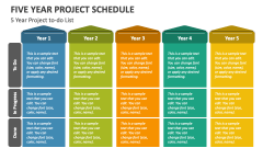 Five Year Project Schedule PowerPoint and Google Slides Template - PPT ...