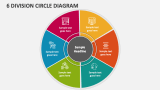 6 Division Circle Diagram PowerPoint and Google Slides Template - PPT ...
