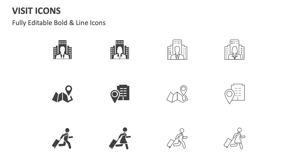 Visit Icons for PowerPoint and Google Slides - PPT Slides