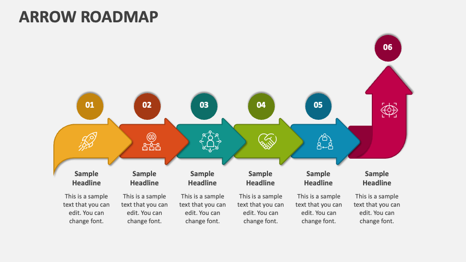 Arrow Roadmap Powerpoint Template - NBKomputer Arrow Roadmap Powerpoint Template - NBKomputer
