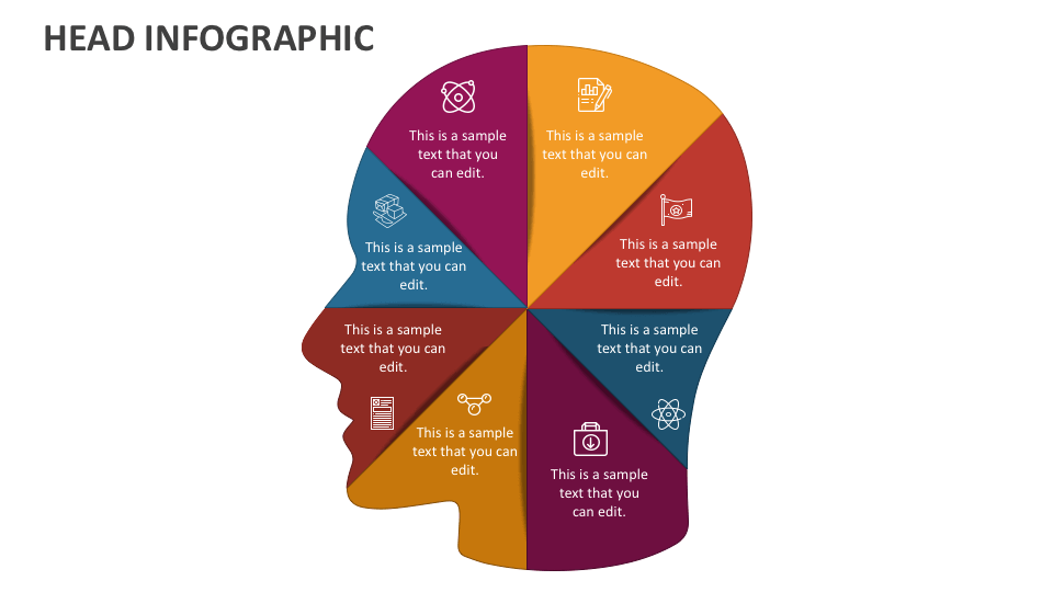 Head Infographic PowerPoint Presentation Slides - PPT Template