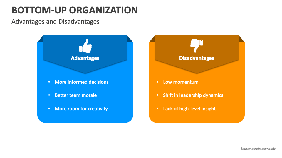 Bottom-Up Organization PowerPoint and Google Slides Template - PPT Slides
