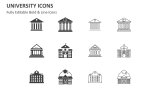 University Icons PowerPoint Presentation Slides - PPT Template